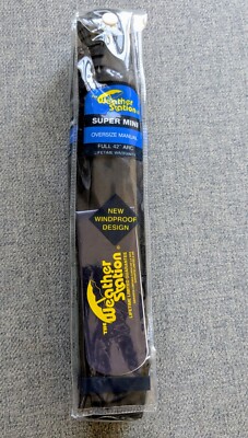 The Weather Station Manual Super Mini Rain Windproof Umbrella Black 42 ...