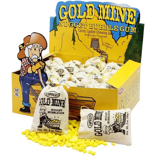 NEW GOLD MINE GUM NUGGET CANDY - 2oz POUCH - 1 POUCHES | eBay