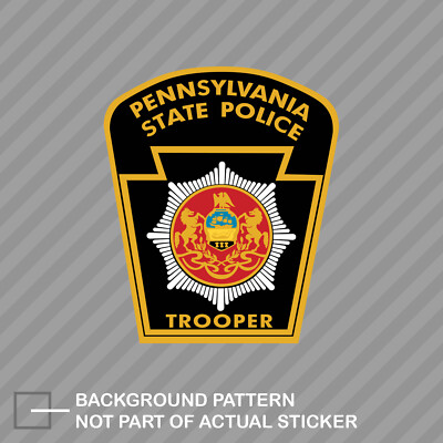 Pennsylvania State Police PSP Sticker Decal Vinyl law enforcement cops ...