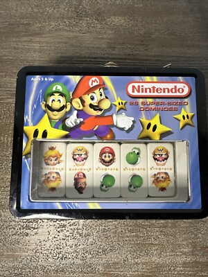 Nintendo 28 Super-Sized Dominoes (Sababa Toys 2004) Super Mario ...