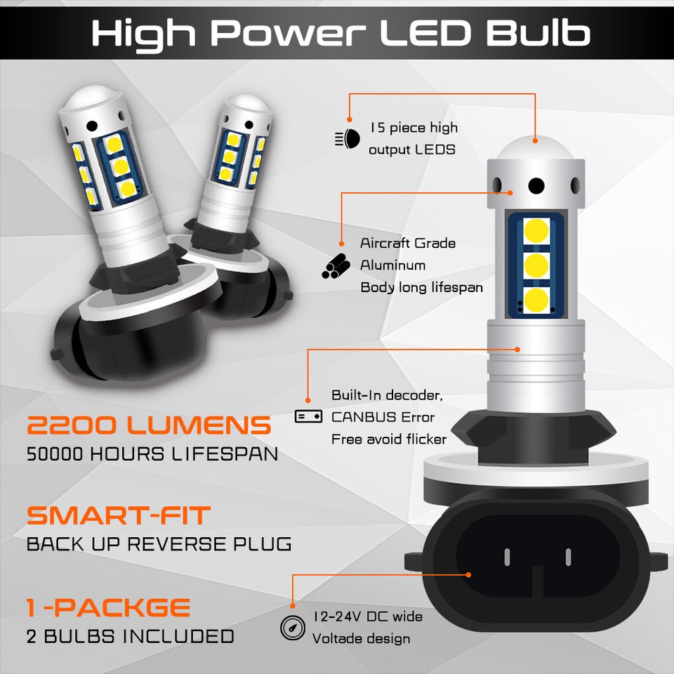 2X LED Light Bulbs Fit Cub Cadet 1535 1541 1782 1861 1862 2082 2140 pn ...