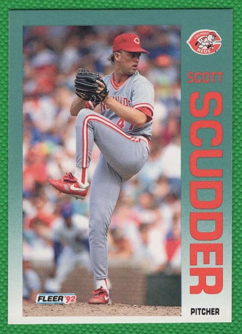 Scott Scudder - 1992 Fleer #422 - Cincinnati Reds Baseball Card | eBay