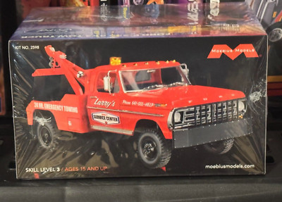 MOEBIUS 1/25 1972 Ford F350 4x4 High Side Wrecker Kit (Quick Ship ...
