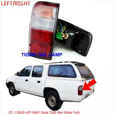 FOR Toyota Hilux Tiger LN145 147 Pickup '98 99 00 Rear Tail Lights Lamp ...