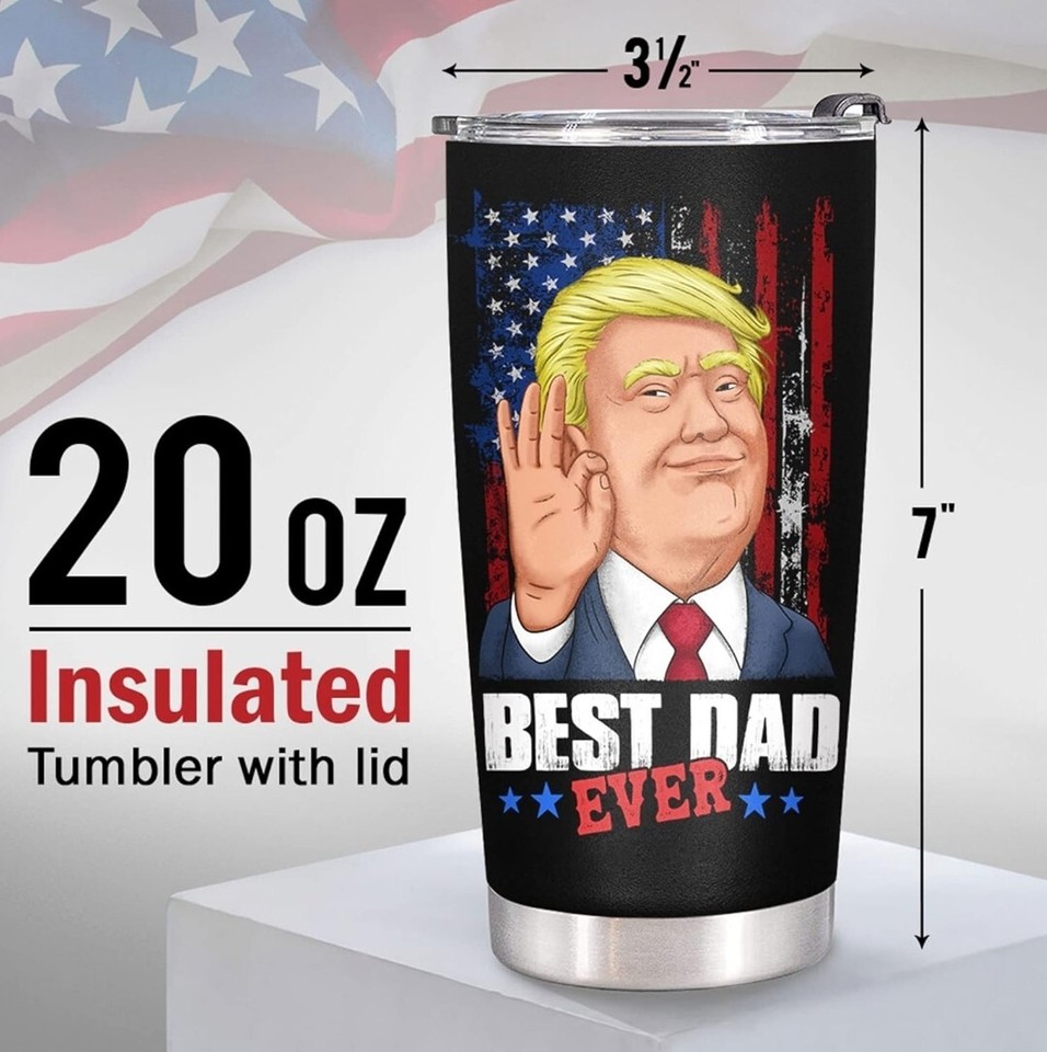 Father's Day Gifts for Dad from Daughter Son Donald Trump Insulated ...