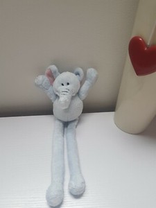 THE CUDDLE CREW Cute Baby Elephant Soft Plush Toy Cuddling Blue Approx ...