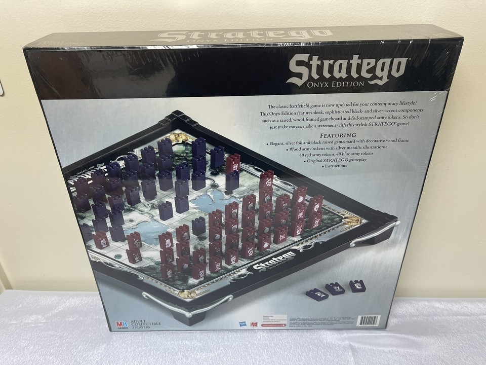 Stratego Onyx Edition 2009. NEW FACTORY SEALED Box. Hasbro | eBay