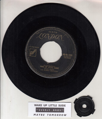 EVERLY BROTHERS Wake Up Little Susie & Maybe Tomorrow 7" 45 rpm vinyl ...