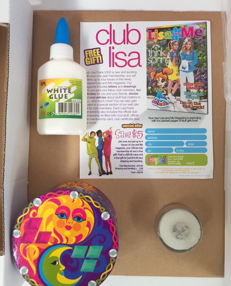 Lisa Frank Dream Beads Craft Kit Vintage Box Set Complete Hair ...