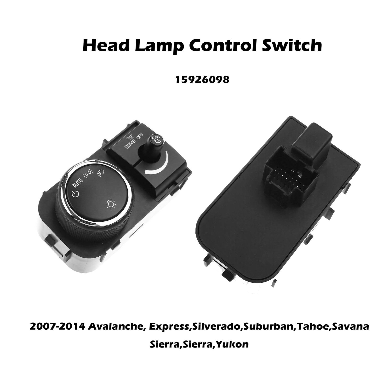 Headlight Switch for GM Silverado Sierra Pickup Suburban Tahoe Yukon ...