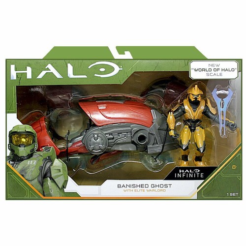 HALO Banished Ghost with Elite Warlord 3.75 Halo Infinite Action Figure ...