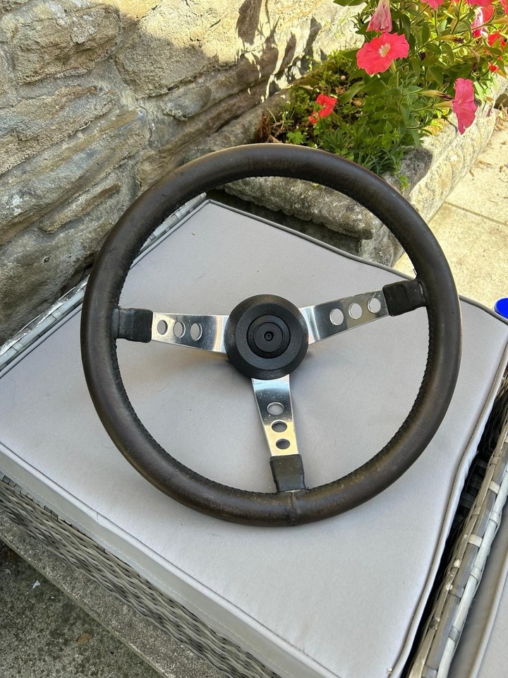 ESCORT MK1 TWINCAM RS1600 MEXICO GENUINE SPRINGALEX STEERING WHEEL ...