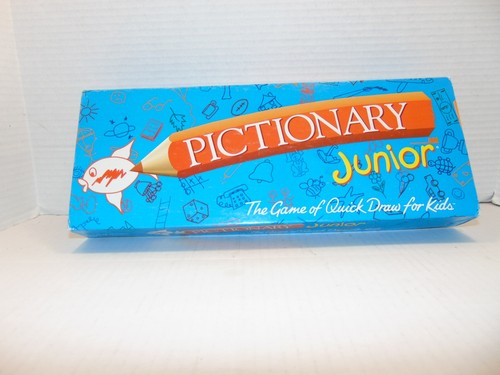 Vintage Pictionary Junior 1999 Classic Drawing Party Game Children ...