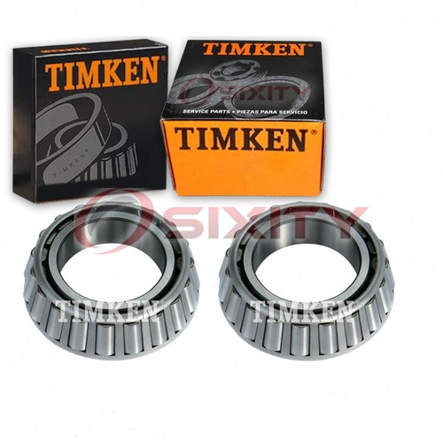 2 pc Timken Front Outer Wheel Bearings for 1983-1989 Chevrolet P20 Axle ...