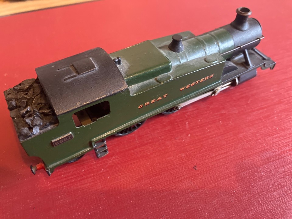 Vintage 4mm scale sheet metal 00 gauge GWR 2-6-2 locomotive | eBay UK
