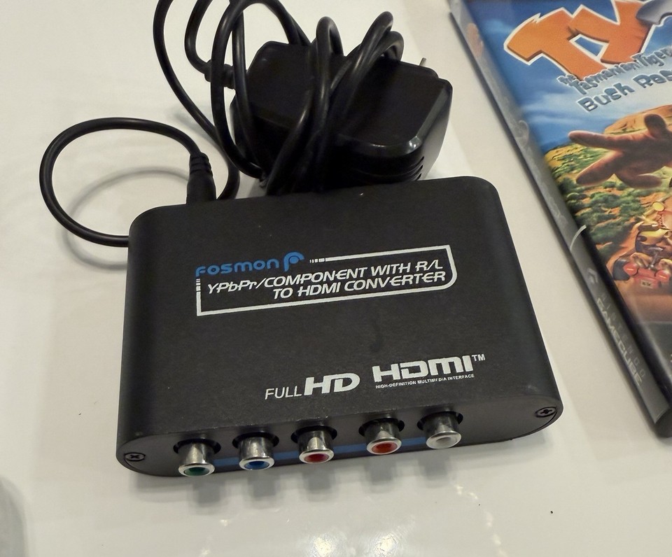 Nintendo Wii Console Gamecube controllers gun fishing rod HDMI adapter ...