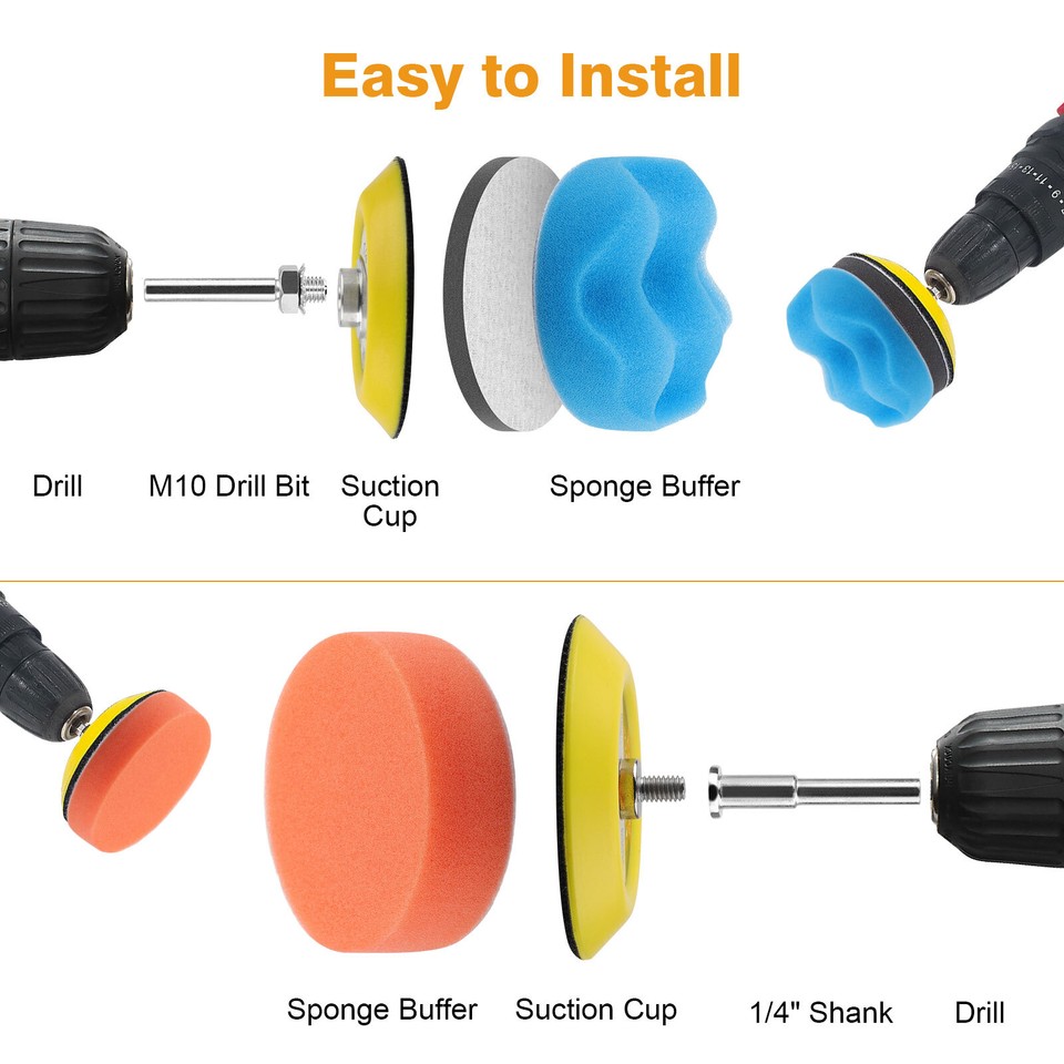 133pcs 3 Inch Sanding Disc Kit, 60-10000 Grit Wet Dry Hook & Loop ...