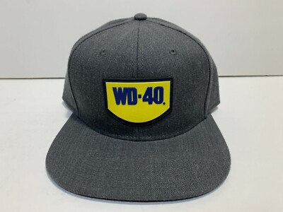 NEW NWOT WD-40 SNAPBACK CAP SIZE OS GREY DEGREASER LUBRICANT DUST ...