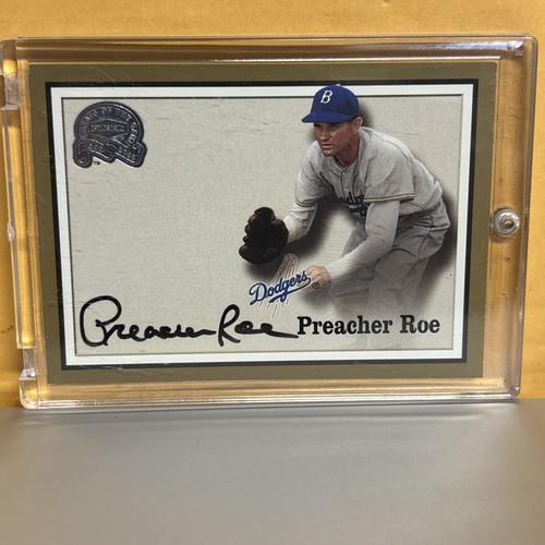 2000 Fleer Greats of the Game - Autographs Preacher Roe (AU) | eBay