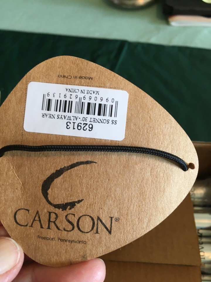 30” Memorial Wind Chime, Carson Home Accents #62913, poem Always Near ...