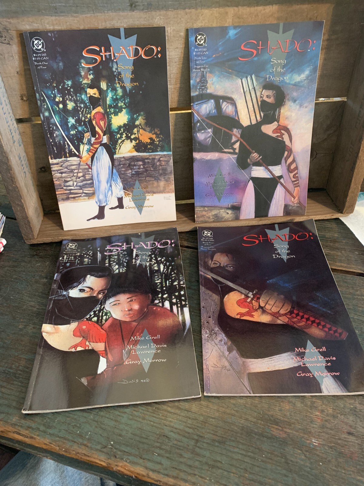 DC Comics Shado: Song of the Dragon Book 1-4 Complete Set VF/NM 1992 | eBay