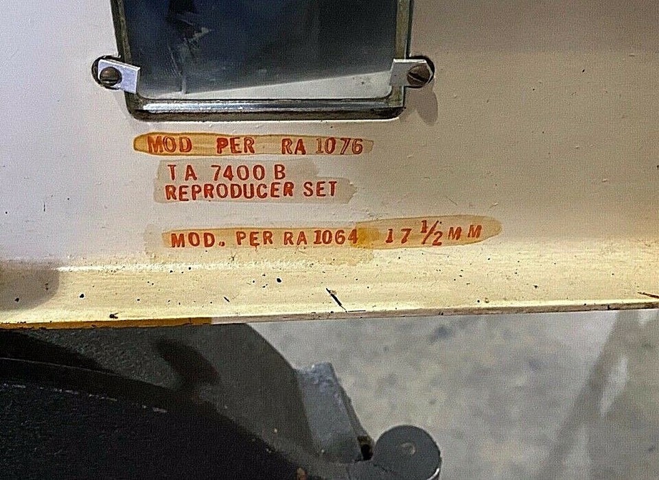 35mm Simplex E-7 Front Shutter & Western Electric Sound Head Art Deco ...