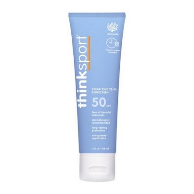 SPF 50 Clear Zinc Sunscreen 3 Oz by ThinkSport | eBay