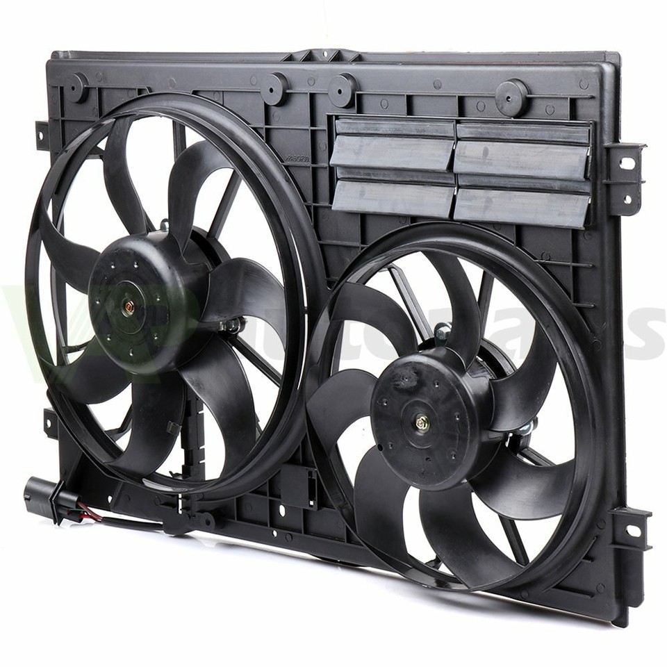 Radiator AC Condenser Cooling Fan For 2006-2014 Volkswagen GTI 2005 ...