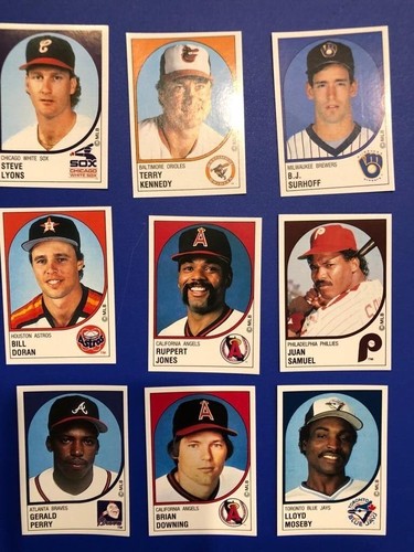 Set x 9 Panini stickers, baseball players 1988. New | eBay