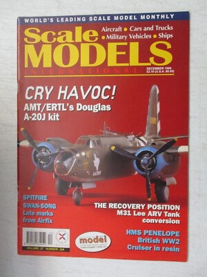 SCALE MODELS INTERNATIONAL UK MAGAZINE DECEMBER 1996 AMT ERTL DOUGLAS A ...