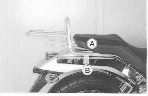 Moto Guzzi Nevada Classic V750 ie. / Aquila Nera Top Box Rack BY H&B ...