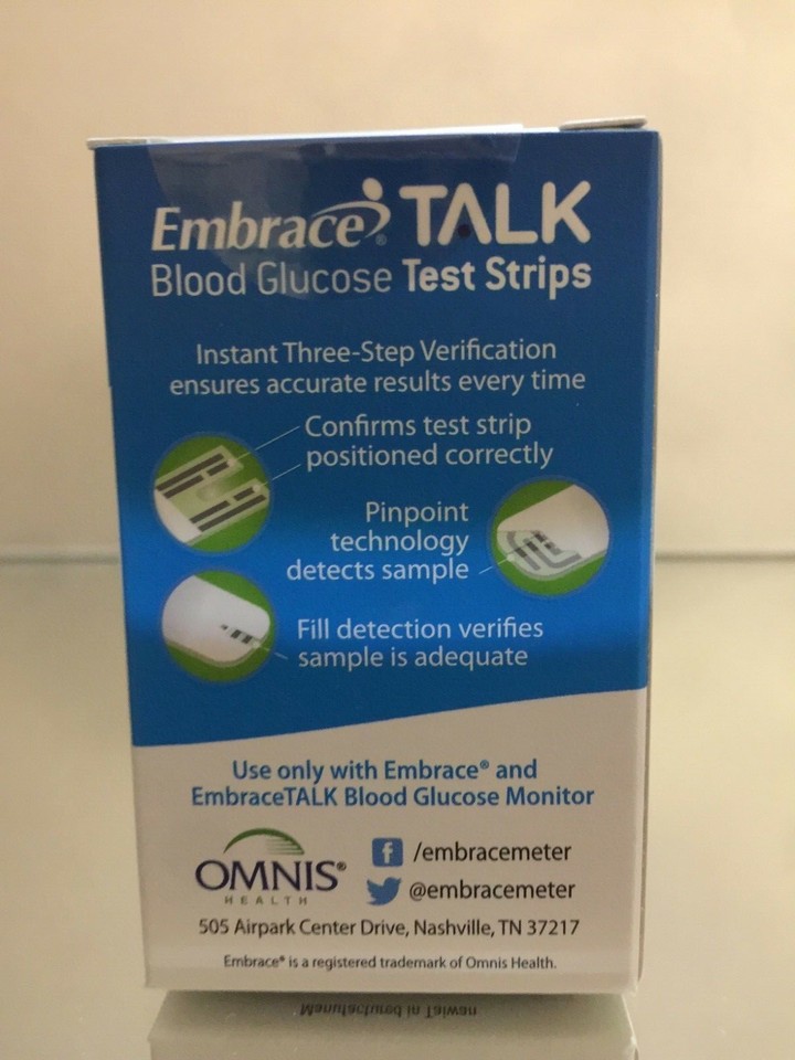 Embrace Blood Glucose Test Strips 300 Count. EXP 10/2026 FREE SHIPPING ...