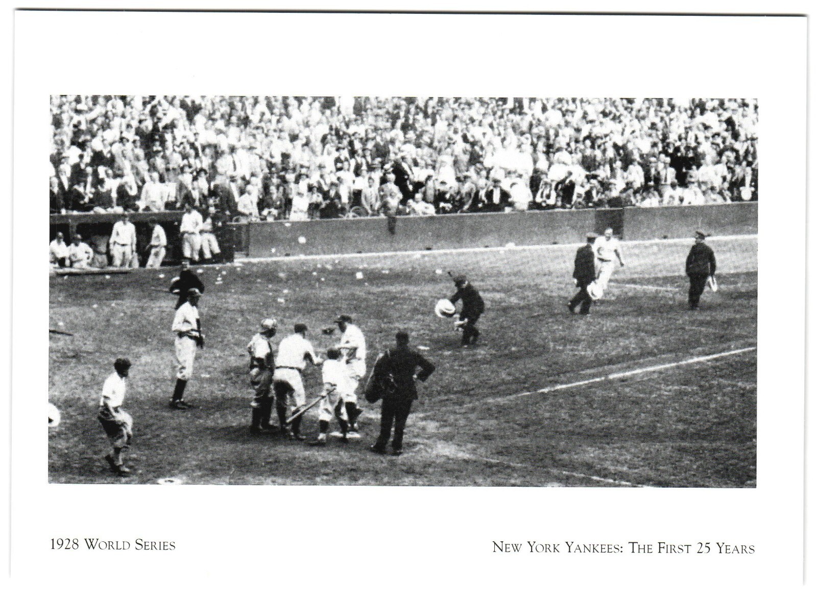 1928 World Series New York Yankees Postcard First 25 Years-Unposted | eBay