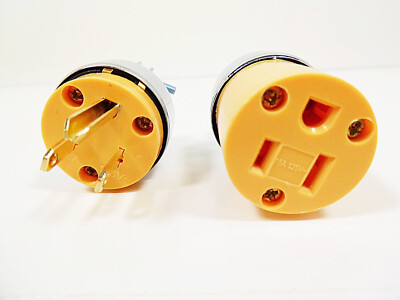 Extension Cord Replacement Plugs Plug Male or Female Repair End 15 Amp ...