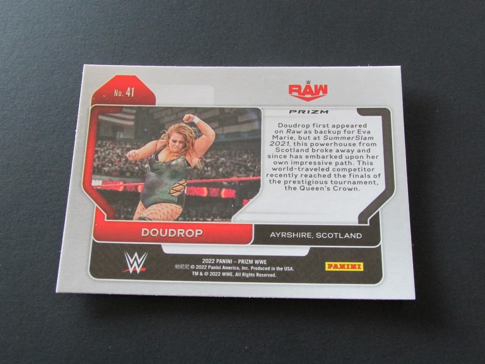 2022 Prizm WWE Card #41 Doudrop Piper Niven Hyper Prizm | eBay