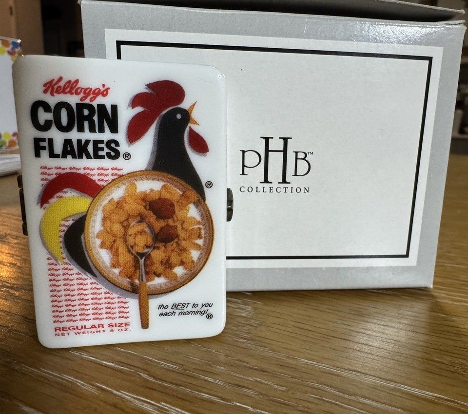 PHB Midwest Retrospect Kellogg’s Corn Flakes Trinket Box W/ Spoon ...