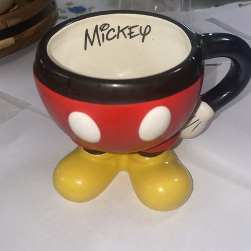 Disney Parks Mickey Mouse Pant Feet Ceramic Coffee Tea Cup Mug Wicked ...