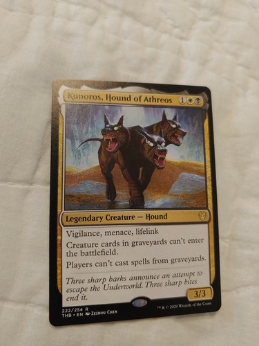 Magic the Gathering Theros Beyond Death Kunoros, Hound of Athreos 222/ ...