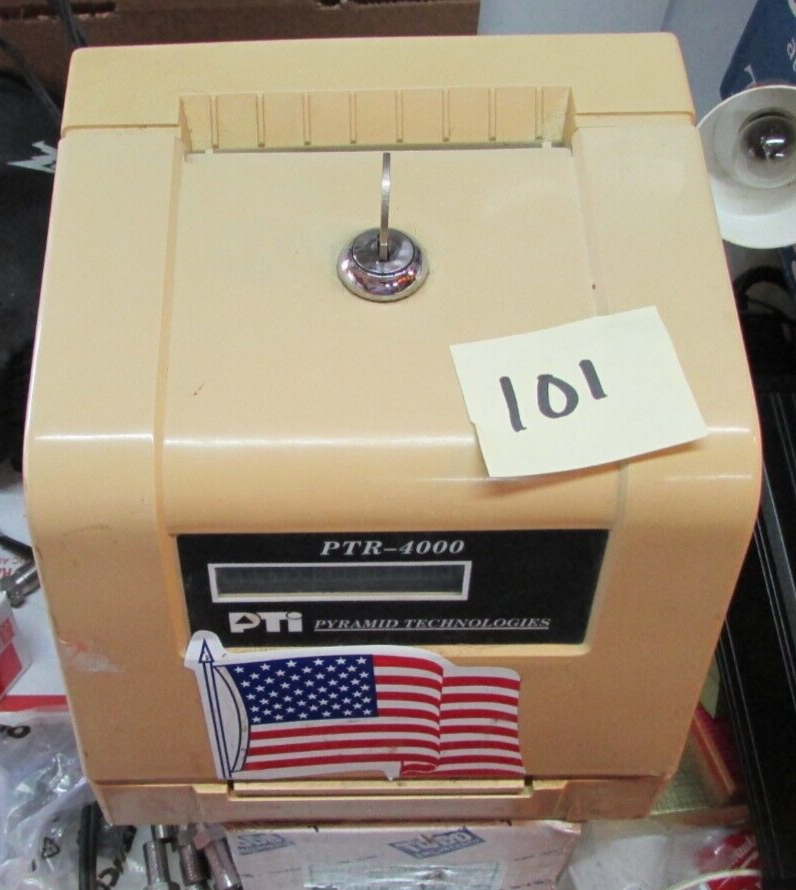 Pyramid Technology 4000 PTR 4000 Time Clock | eBay