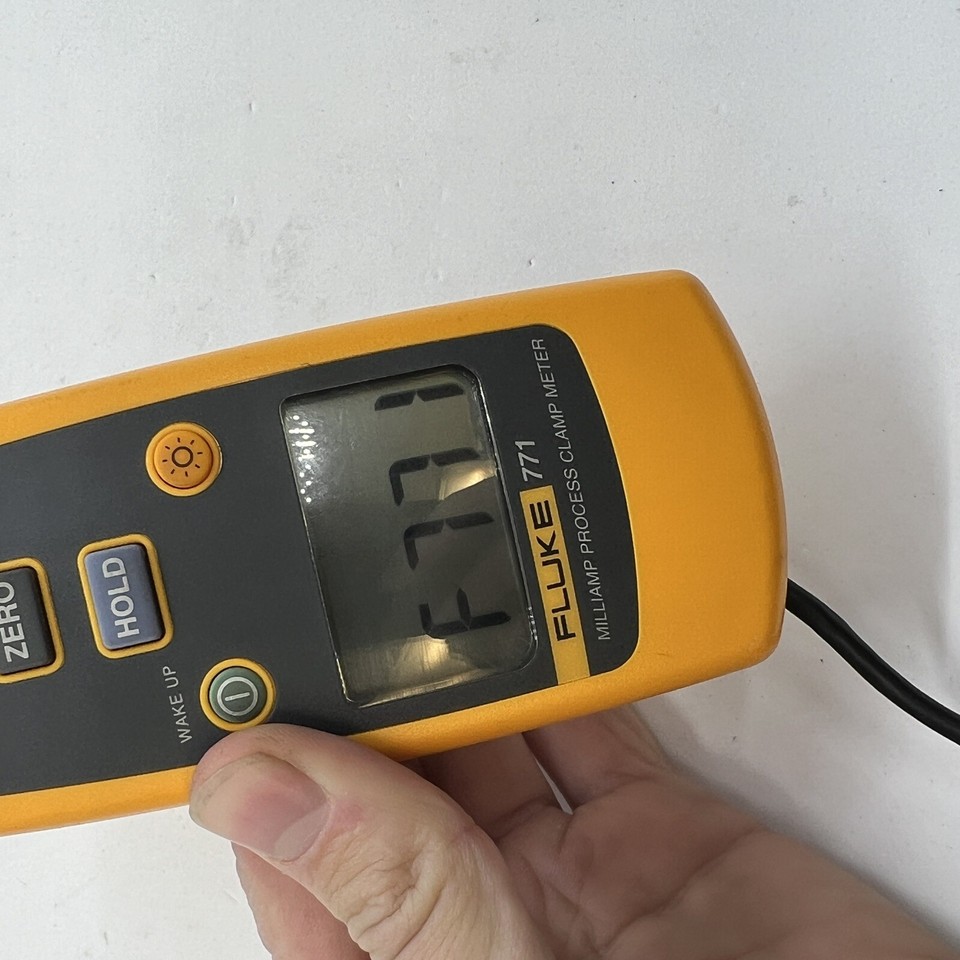 Fluke 771 Milliamp Process Clamp Meter For Parts / Repair Bad Clamp (G7 ...