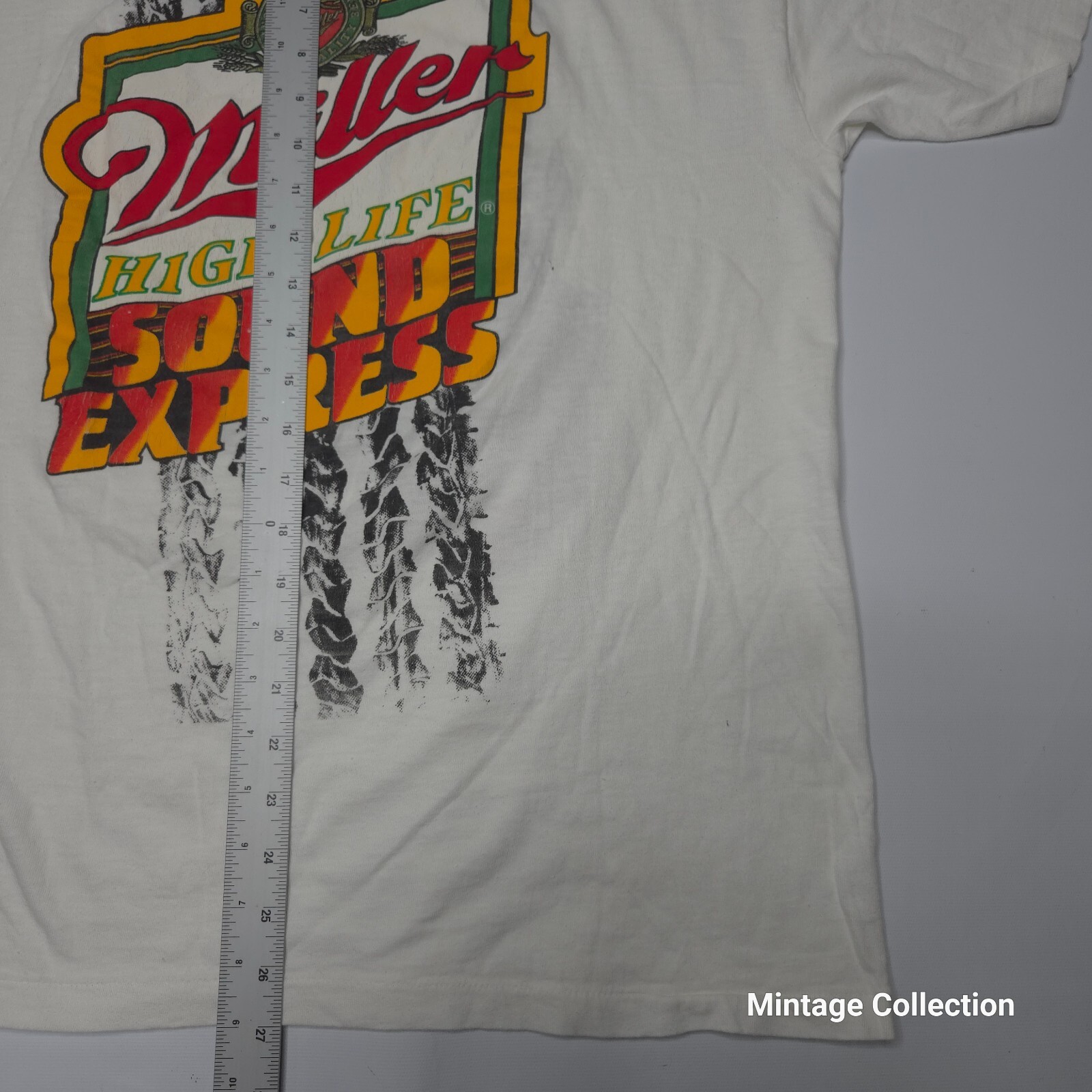 VINTAGE MILLER HIGH LIFE BEER SOUND EXPRESS TRUCK PROMO SINGLE STITCH ...