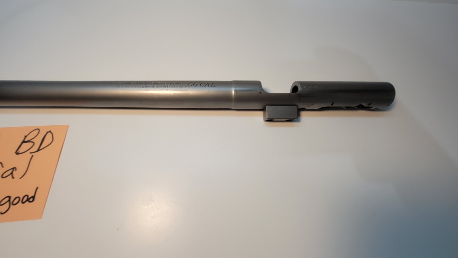 T/C Black Diamond .50 Cal. Inline Muzzleloader Nickel Barrel W/O Breech ...