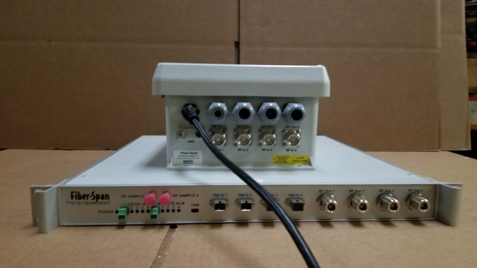 Fiber-Span GPS over Fiber System Includes Transmitter and Receiver READ ...