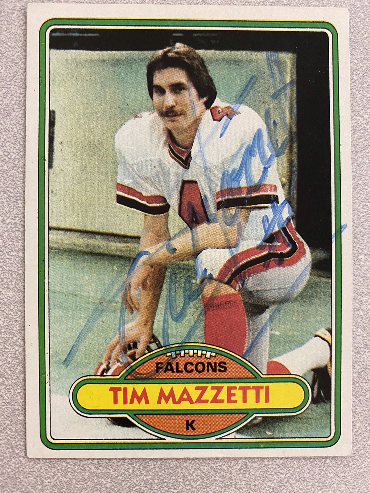 Tim Mazzetti signed ATLANTA FALCONS card 1980 Topps | eBay