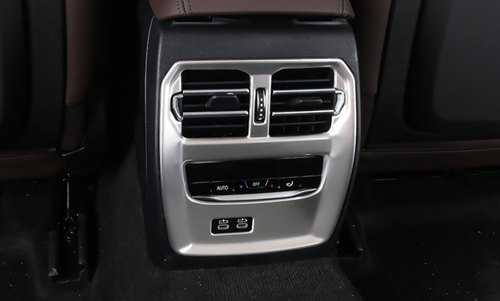 For BMW 3 Series G20 2019-2022 Steel Silver Rear Anti-Kick Panel Air ...