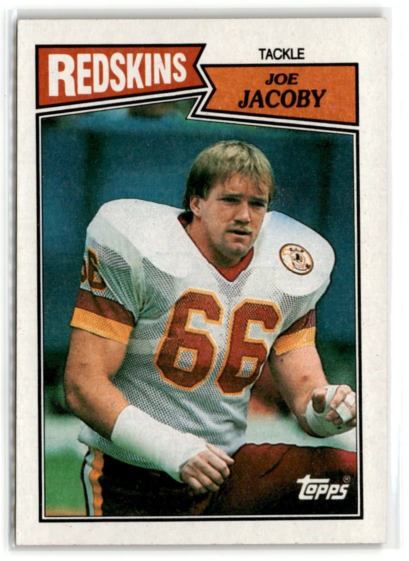 1987 Topps Football #72 Joe Jacoby Washington Redskins | eBay