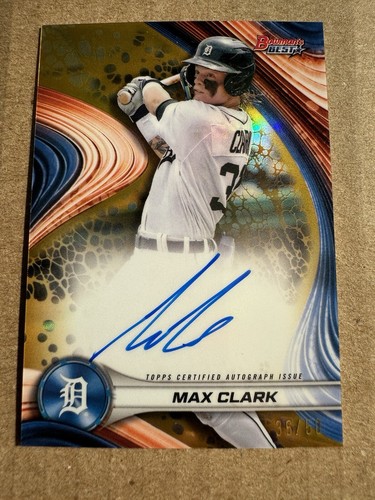 2023 Bowman's Best - Top Prospects Max Clark Gold 36/50 | eBay