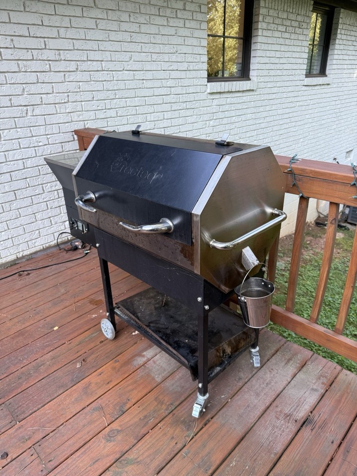 Recteq RT-590 Generation 1 Wood Pellet Grill - Wifi Enabled Smart Grill Black | eBay