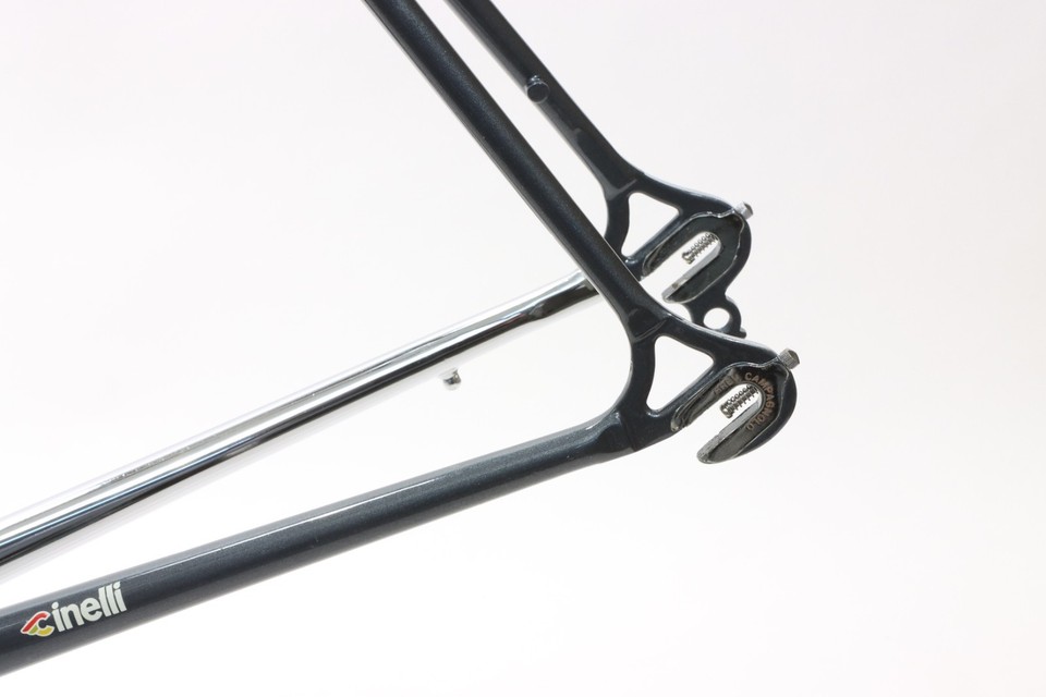 Cinelli Supercorsa Frameset 57.5cm C-T BMW Blue Columbus SLX Rim Italy ...