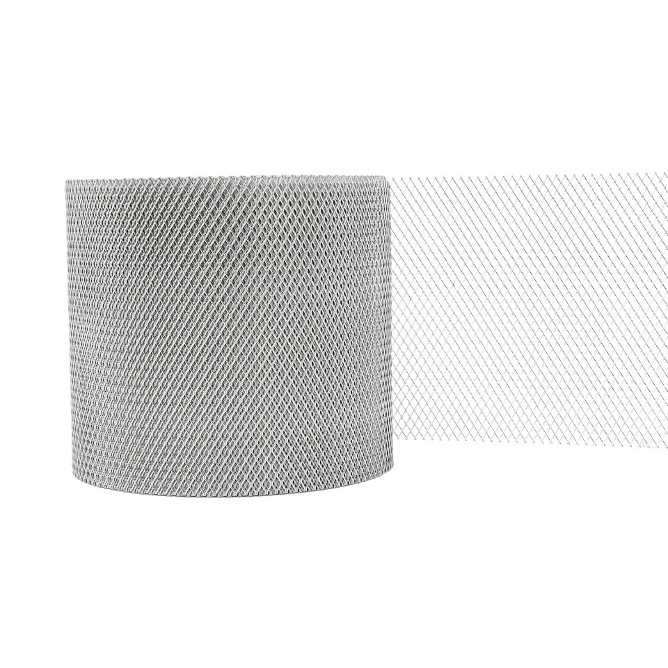 5 In x 100 Ft Modern Silver Aluminum Gutter Guard For Effective Leaf ...